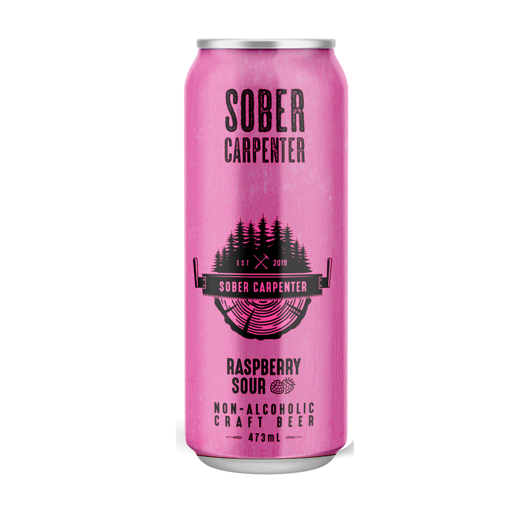 Raspberry Sour - 12 x 473ml – Sober Carpenter